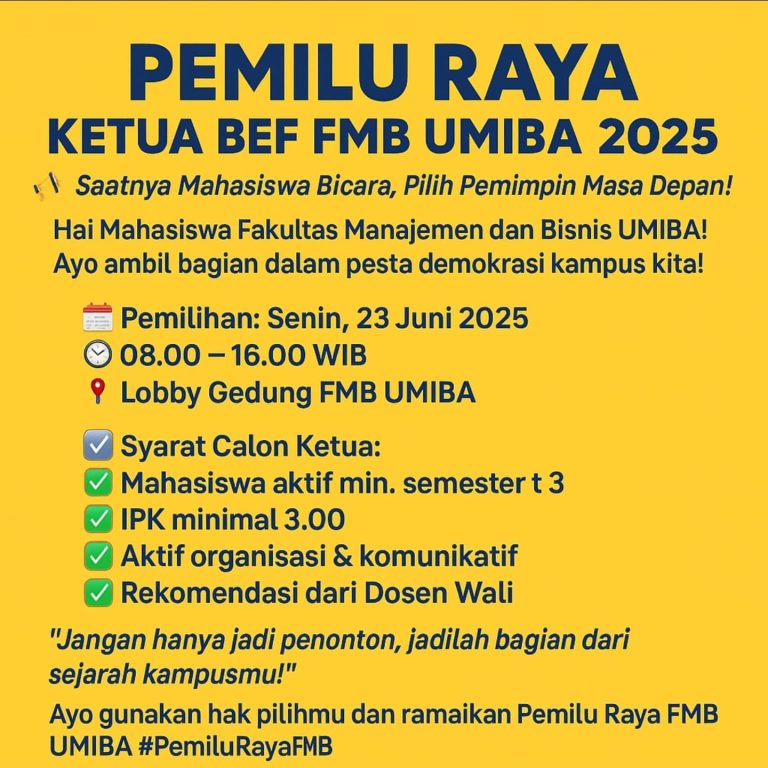 Senam Bersama UMIBA - Universitas Mitra Bangsa